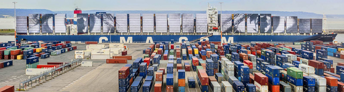 Kontenerowiec armatora CMA CGM dziełem sztuki | PortalMorski.pl