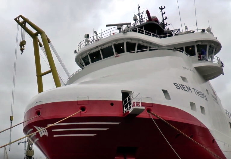 Kapitan o PSV Siem Thiima: Ten statek jest sexy! [VIDEO] | PortalMorski.pl