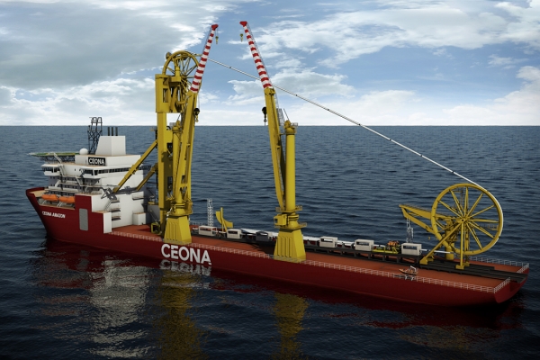 Częściowo wyposażony kadłub statku offshore ze stoczni Crist dla ...